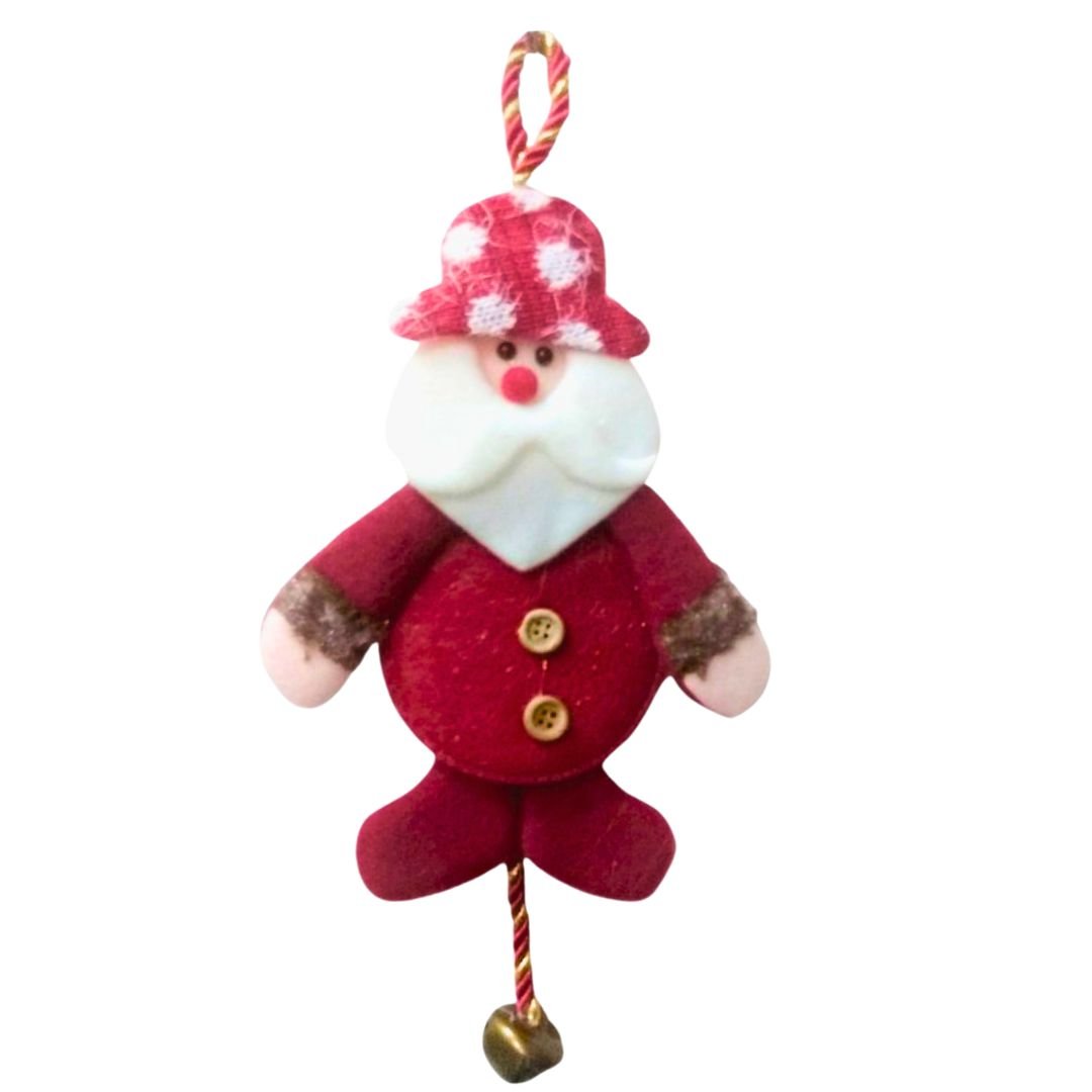 Enfeite Para Pendurar Boneco Com Guizo Natal - Bom Preço Magazine